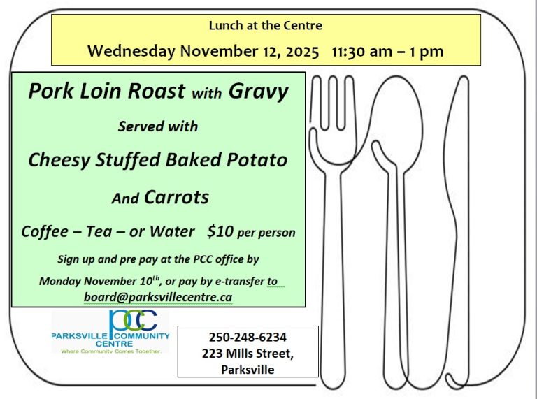Lunch at the Centre, Pork Loin Roast with Gravy, Cheesy Stuffed Baked ...